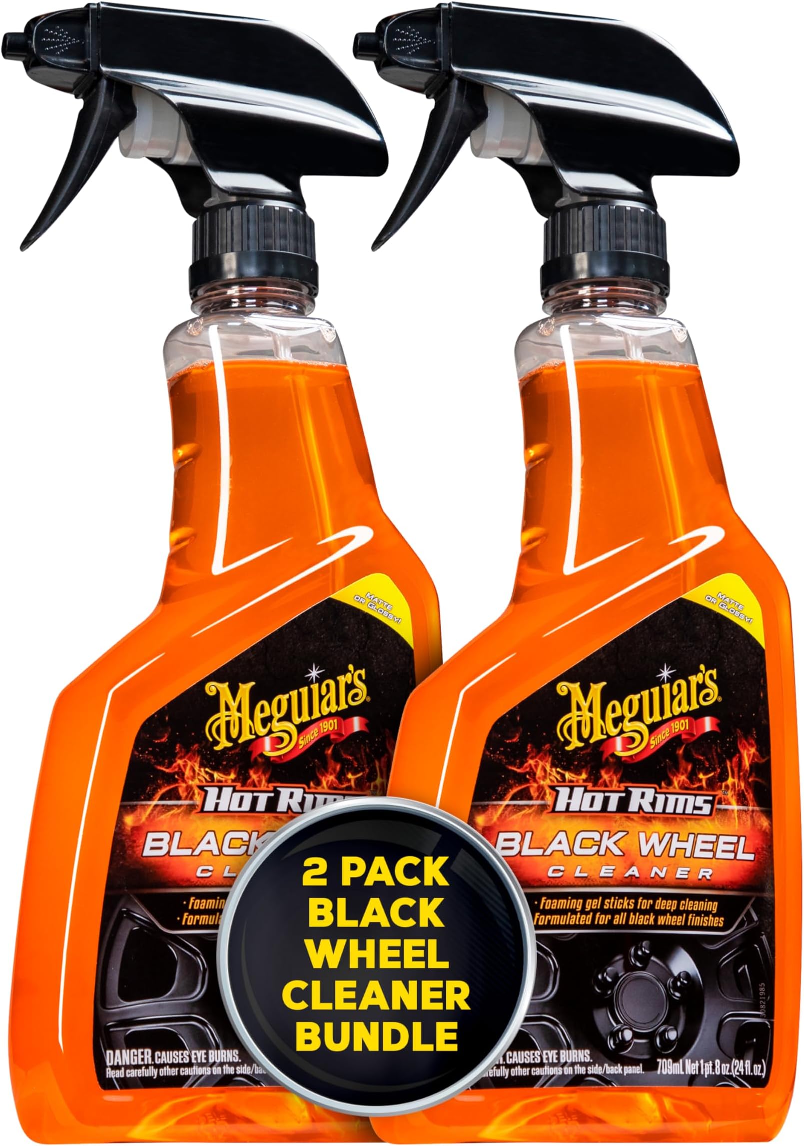 Amazon.com: Meguiar's Hot Rims Black Wheel Cleaner - Powerful Formula ...
