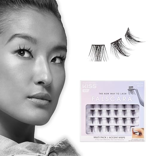 Amazon.com: KISS Falscara Multipack False Eyelashes, Lash Clusters ...