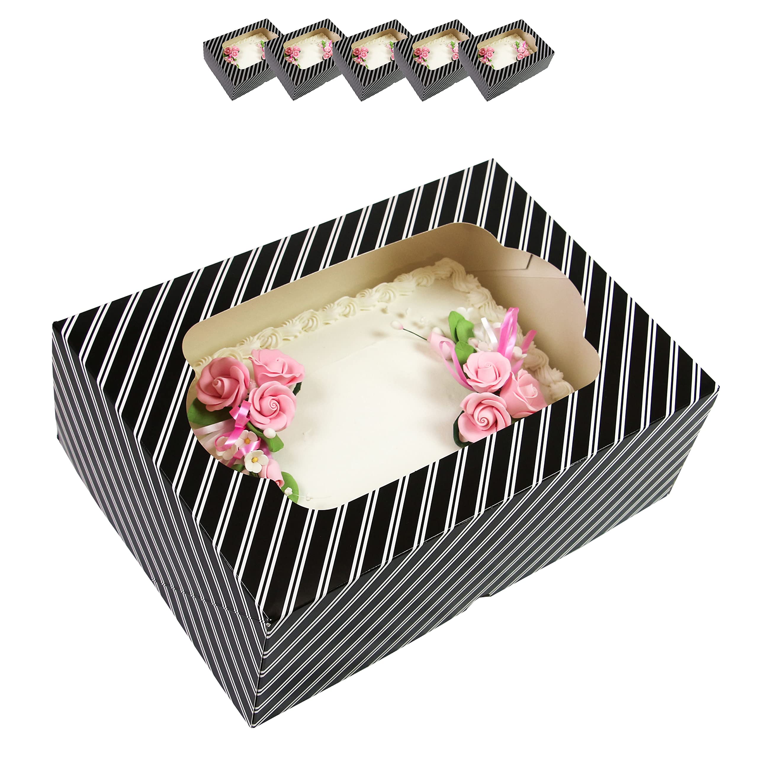 Snapklik.com : Global Sugar Art Auto-Popup Quarter Sheet Cake Box