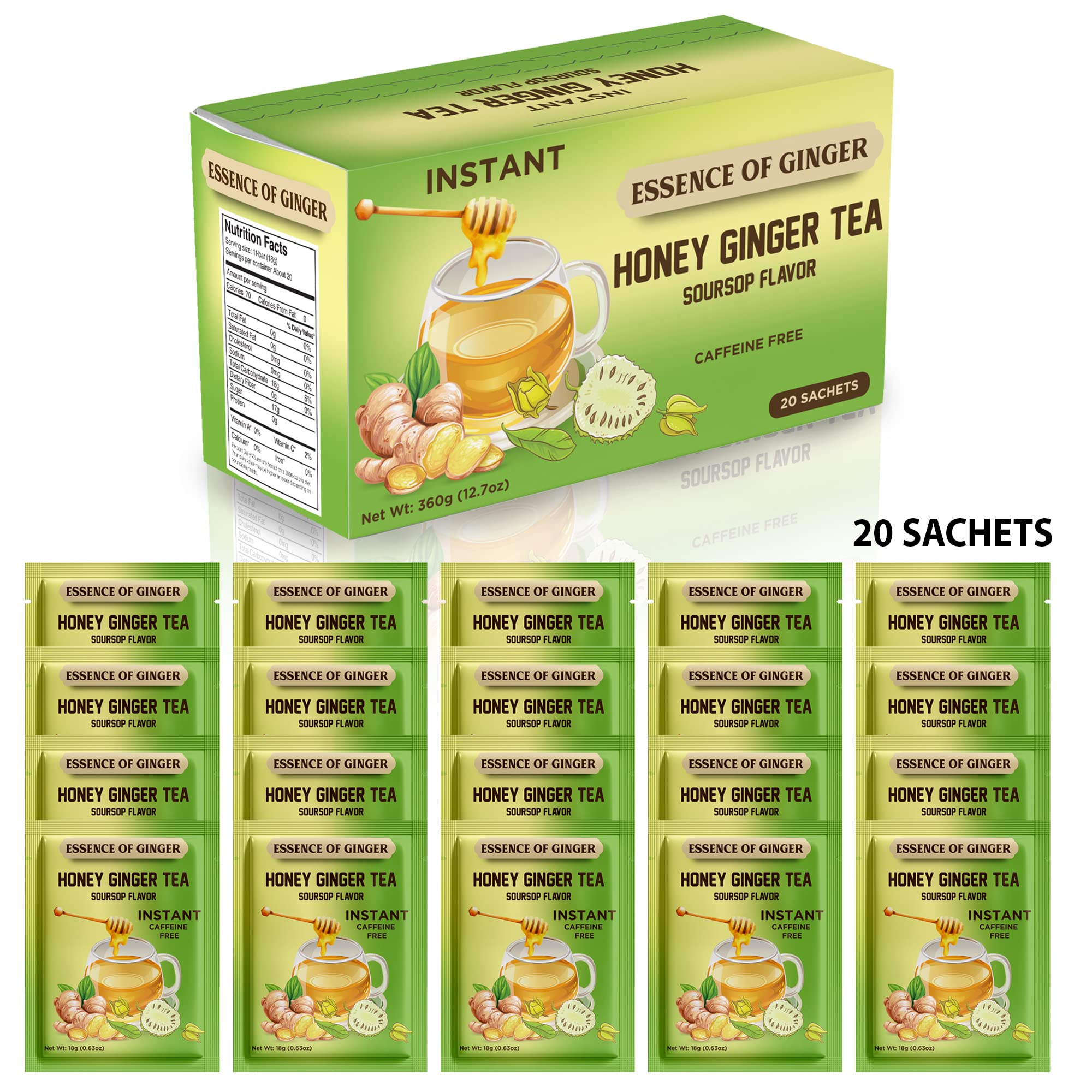 Snapklik.com : Essence Of Ginger Natural Soursop Graviola Honey Ginger ...