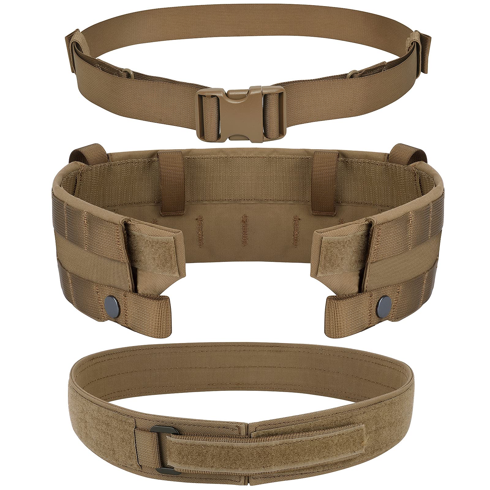 Buy PETAC GEAR Rigger's MOLLE Belt Low Profile Belt Modular Patrol Duty ...