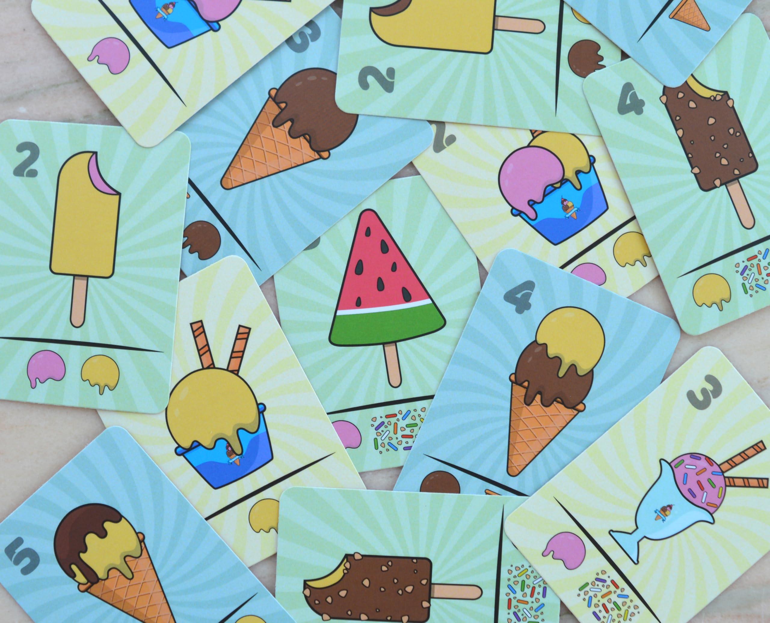 Mondriana Ice Cream Shop Board Game - BigaMart