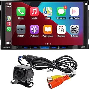 Amazon.com: JENSEN J1CA7 7-inch Car Stereo & BUCAM100J Backup Camera ...