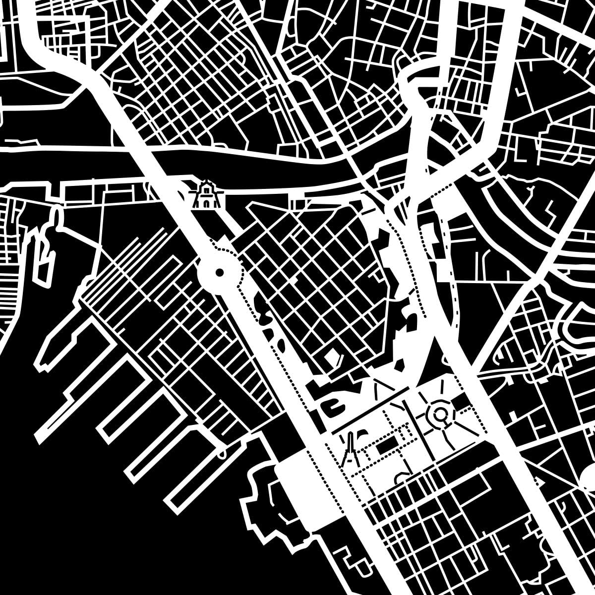 Manila Paper Cut Map by O3 Design Studio White 30×30 cm Paper Art ...