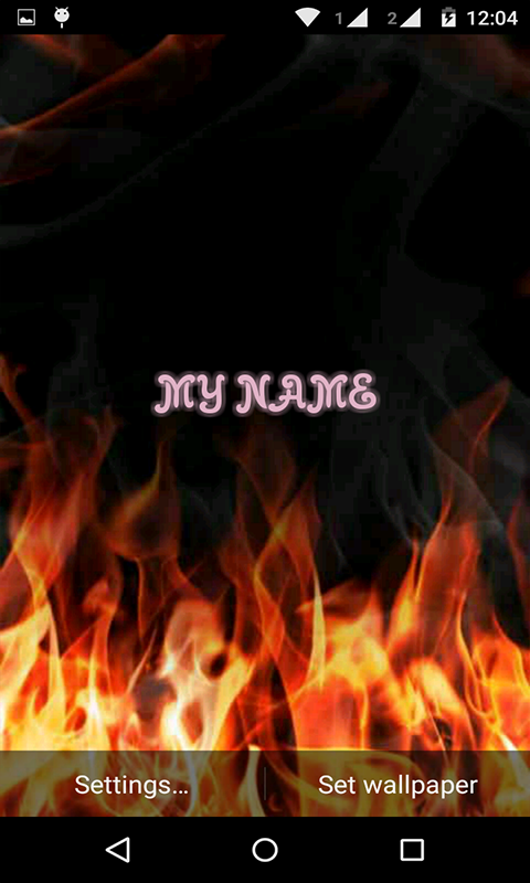 Desktop Wallpapers Fire Letter