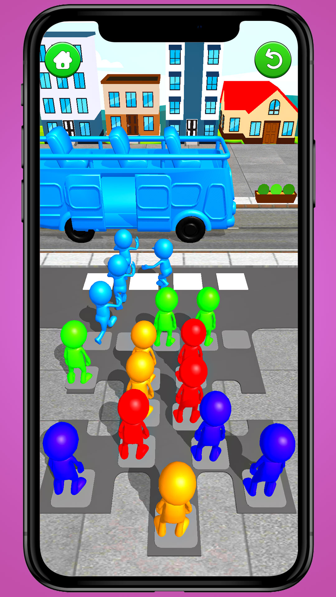 Bus Jam Color Match Puzzle! Bus Seat Jam Coloring Match Sort Parking ...