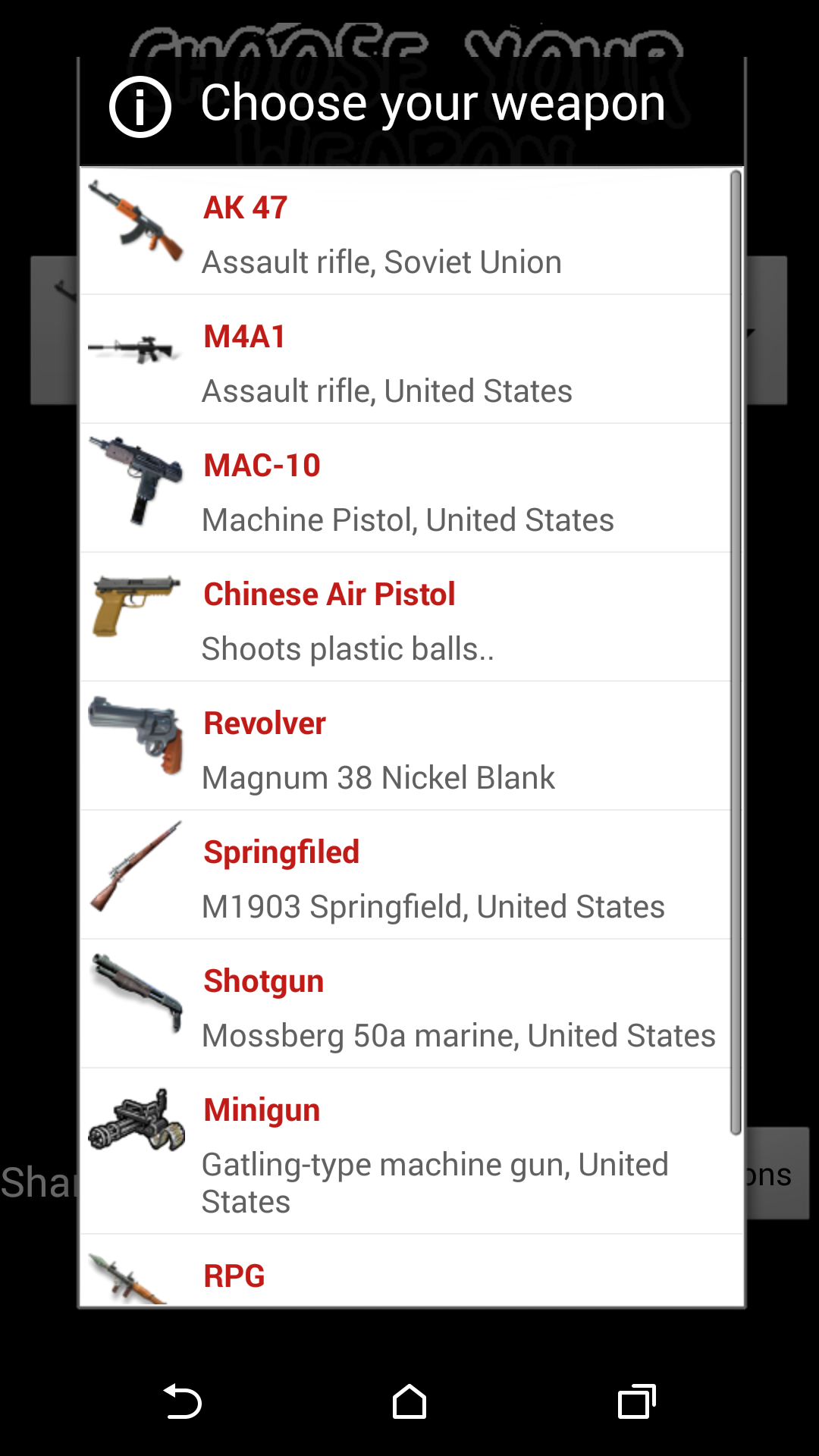 Gun Weapon Shooter - App on Amazon Appstore