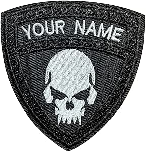 Amazon.com: Tactical Morale Patch 2PCS,Customizable Name Patches with Hook Fastener,Personalized ...