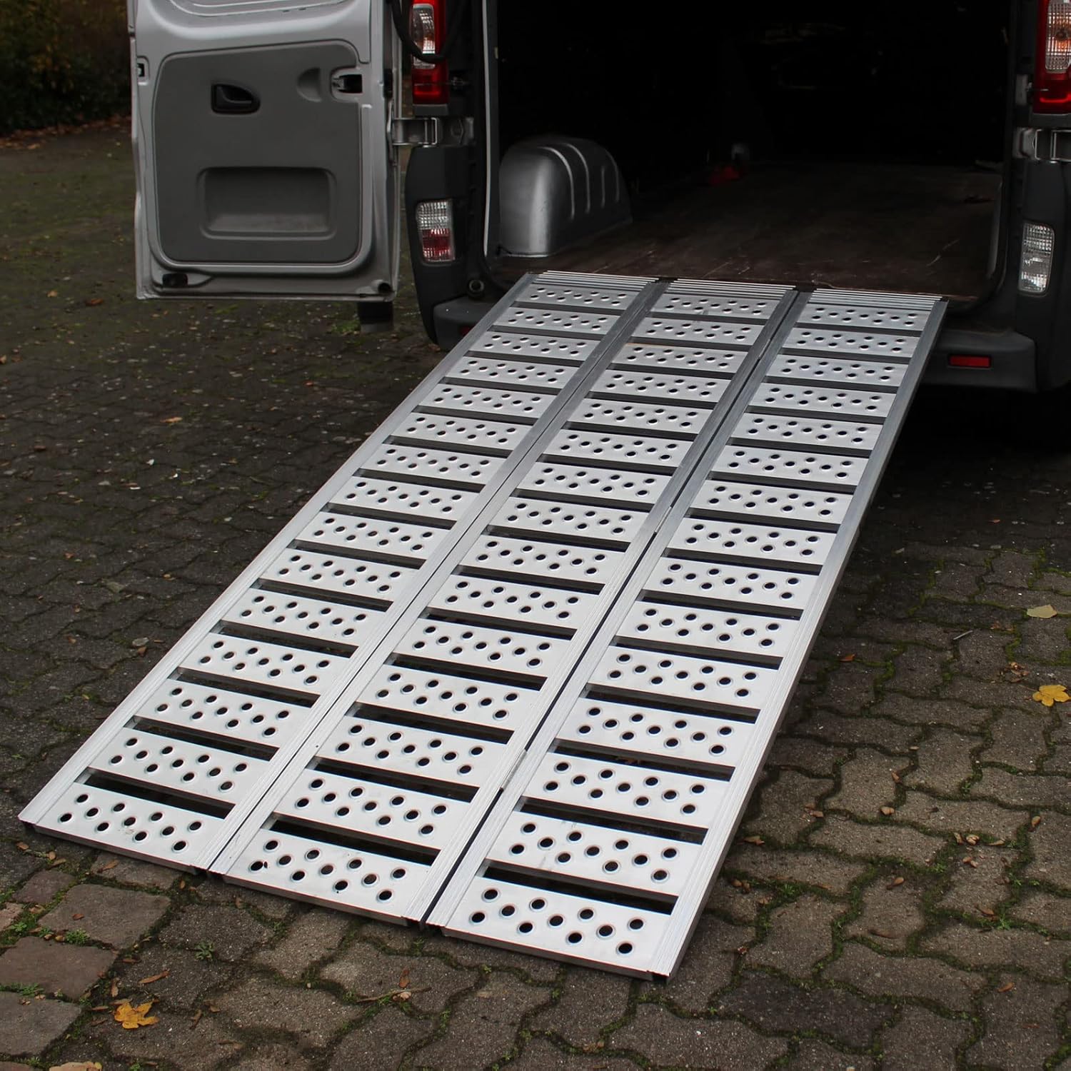 Alu Auffahrrampe 215cm Rampe 3 Fach faltbar 1020 kg Verladerampe ...
