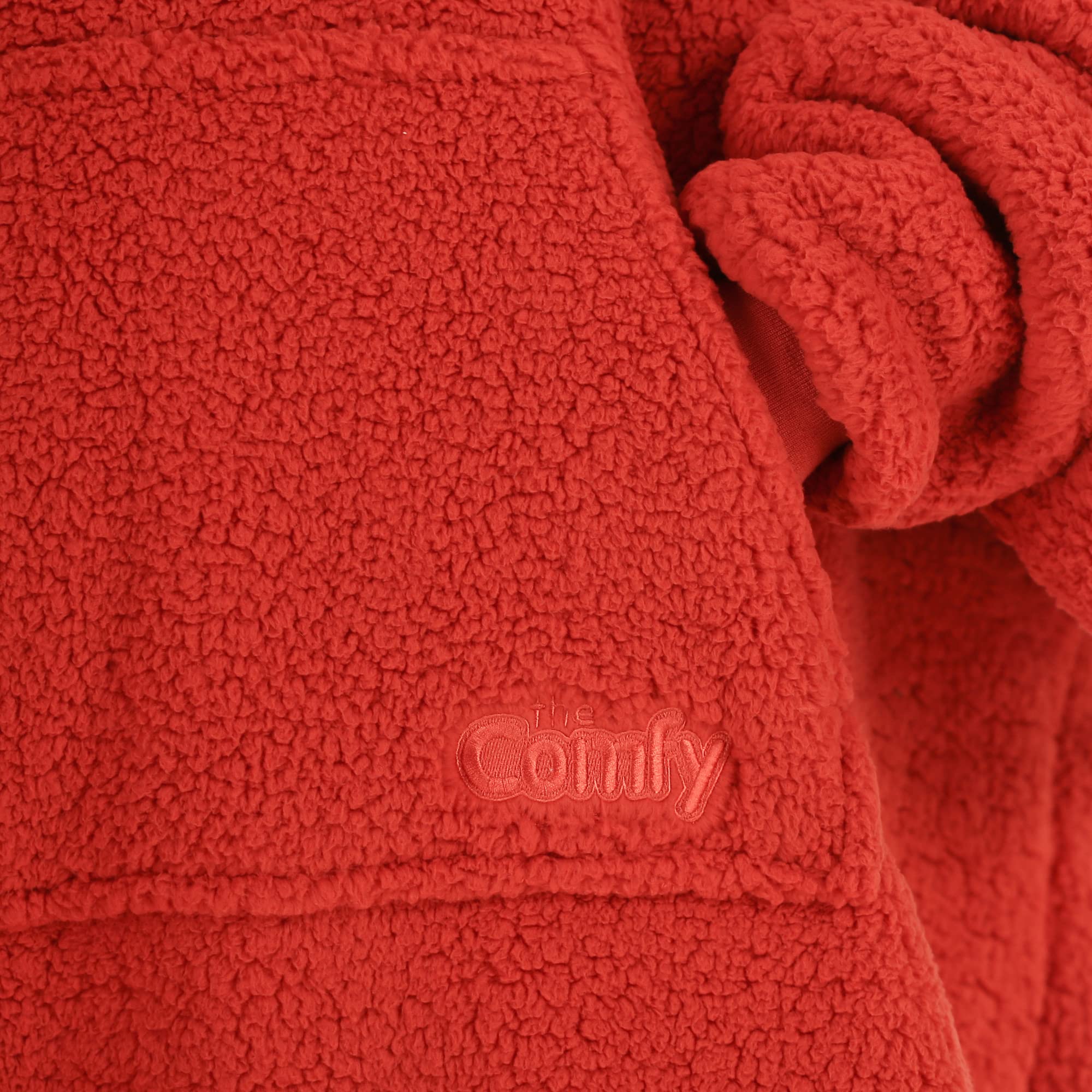 THE COMFY Teddy Bear Quarter-Zip | Oversized Microfiber & Sherpa ...