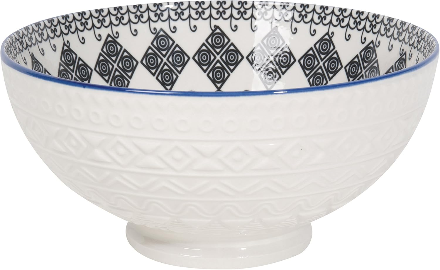 Amazon.com: Now Designs 8 inch Embossed Bowls, Set of 3, Casablanca ...
