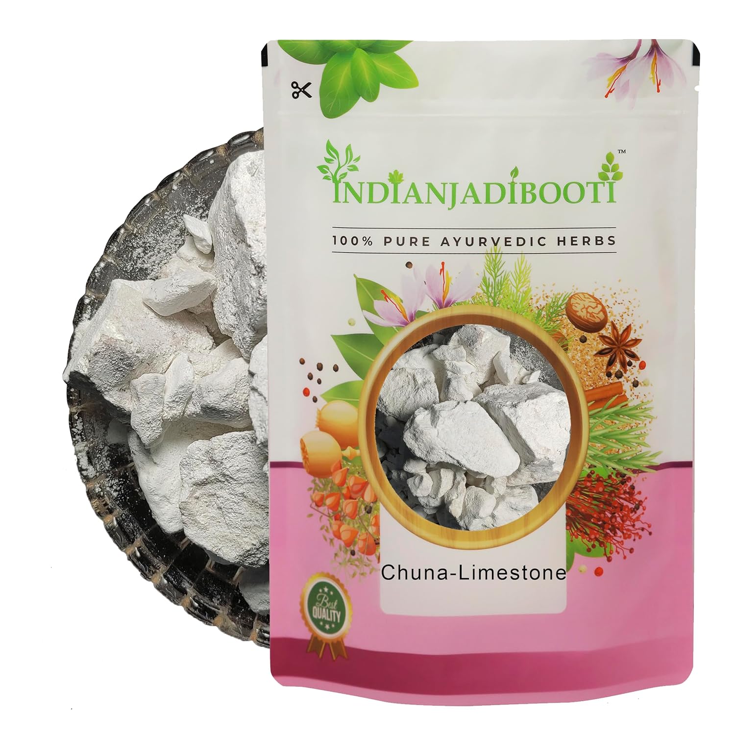 IndianJadiBooti Limestone Chuna (Edible Grade) (Stone Format) - Bujha ...