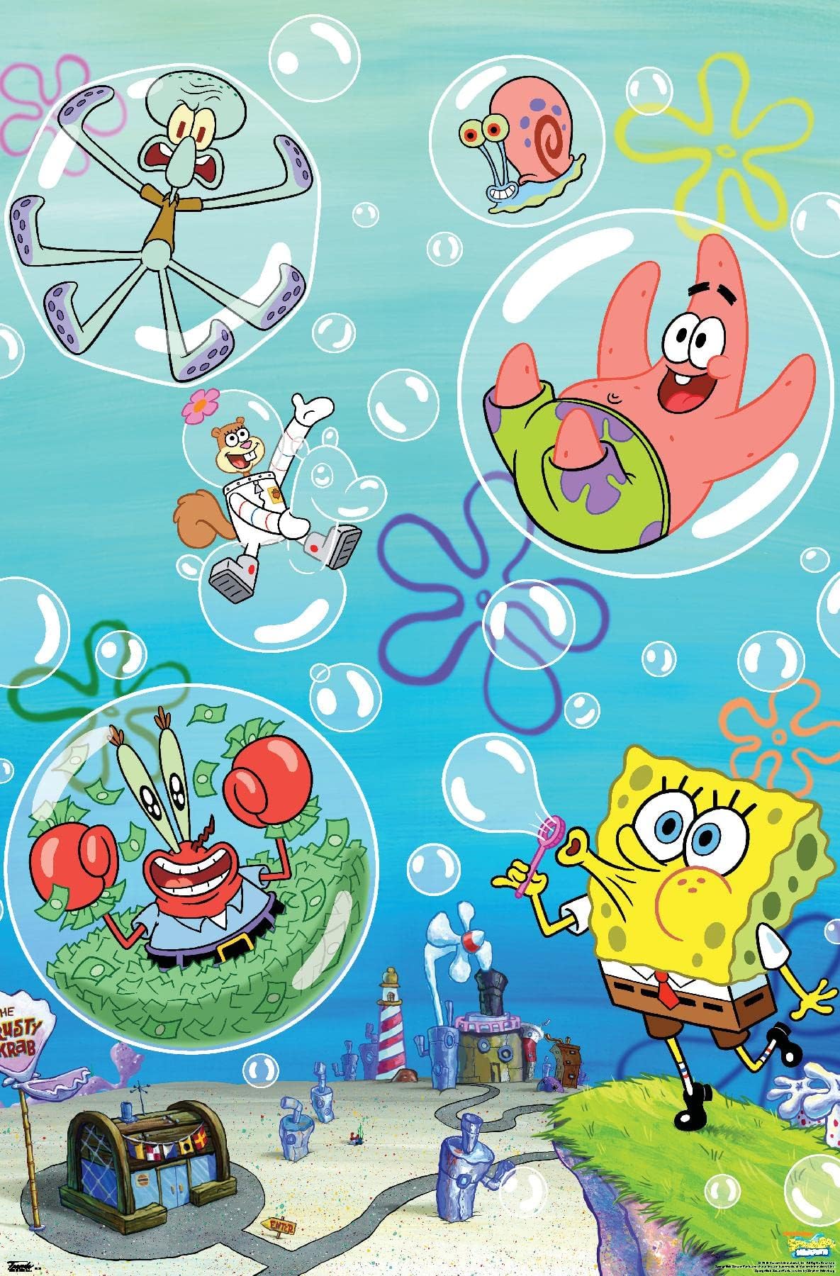 Amazon.com: Trends International Nickelodeon Spongebob Squarepants ...
