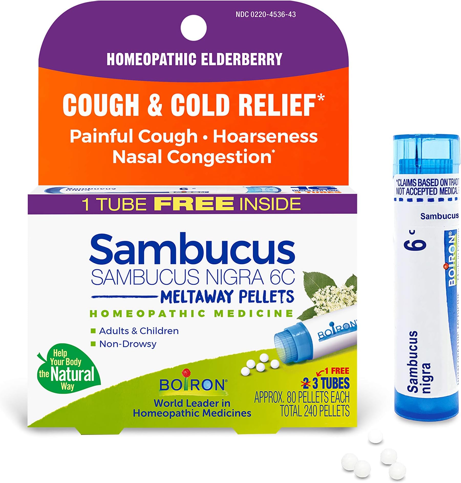 Amazon.com: Boiron Chestal Kids Pellets for Cough and Mucus Relief ...