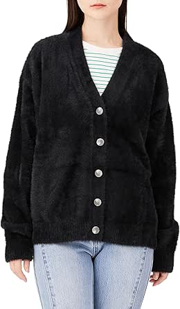 Amazon | [リーバイス] カーディガン GALLERY シャギーカーディガン レディース A4238-0006 | カーディガン・ボレロ 通販