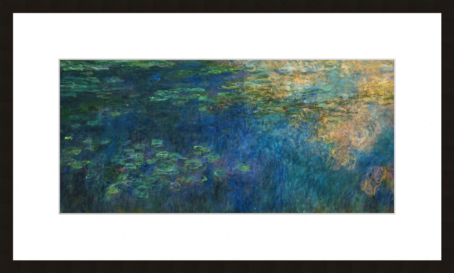 Epic Art Monet Reflections of Clouds on The Water Lily Pond Artwork, 25 ...