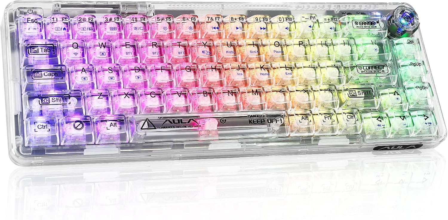 Amazon.com: CHICHEN 60% Portable Mechanical Gaming Keyboard,Hot ...