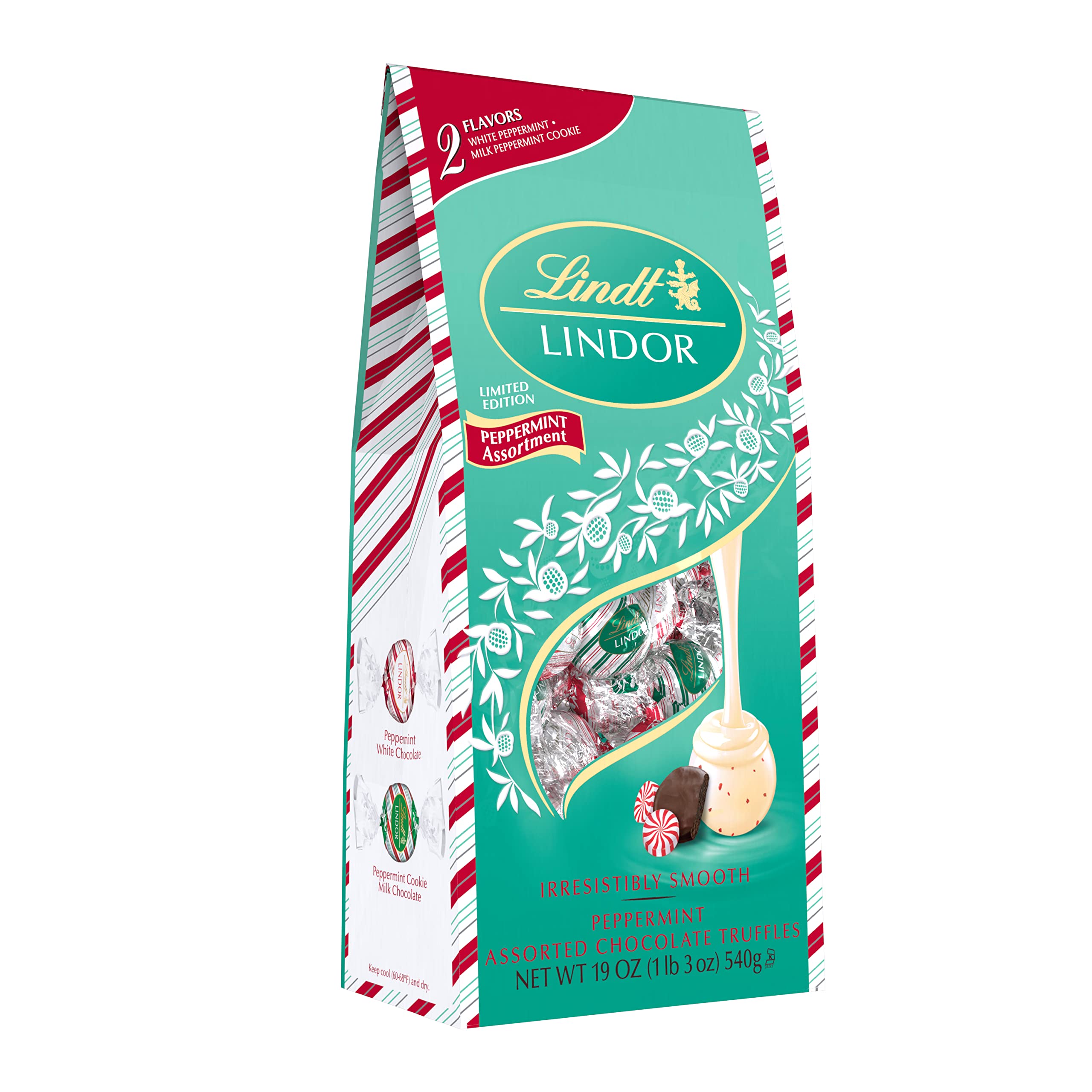 Snapklik.com : Lindt LINDOR Holiday Assorted Peppermint Chocolate Candy ...