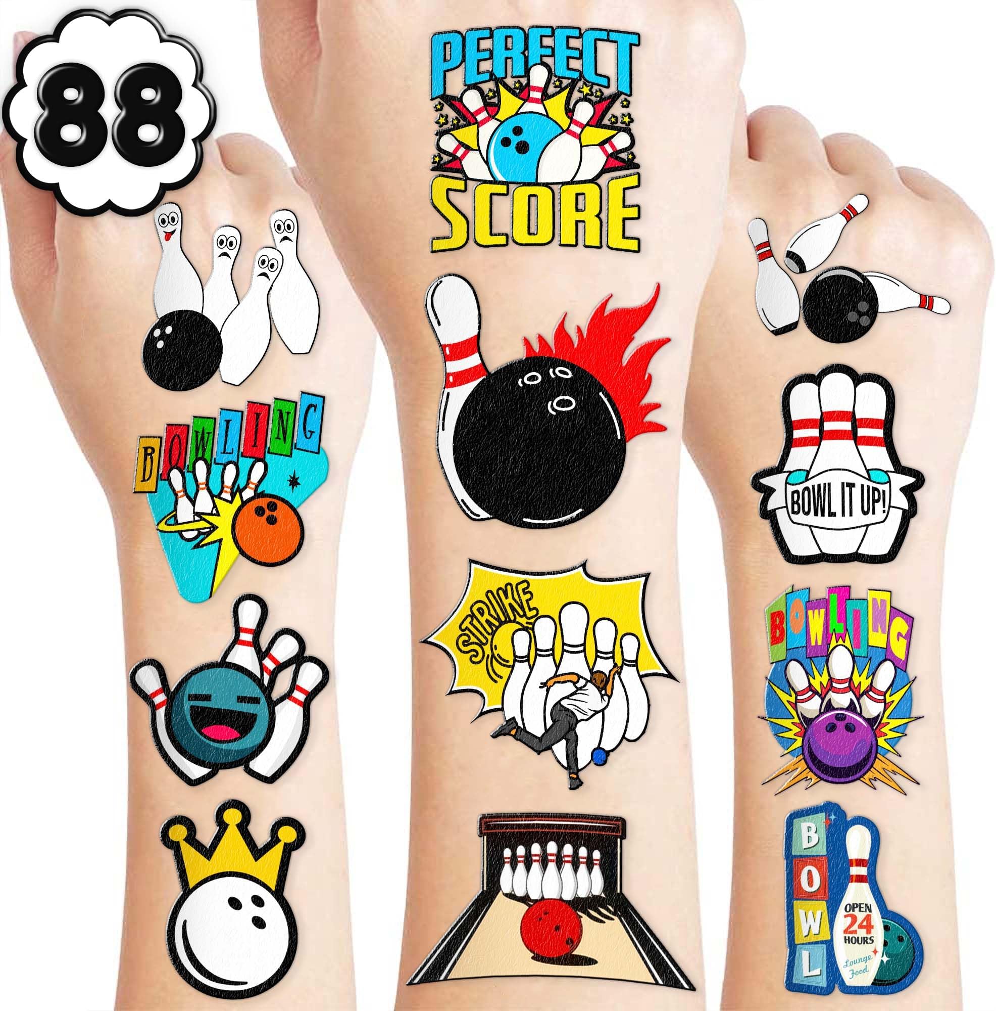 Amazon.com : 8 Sheets (84PCS) Hip Hop Temporary Tattoos 80s 90s Themed ...
