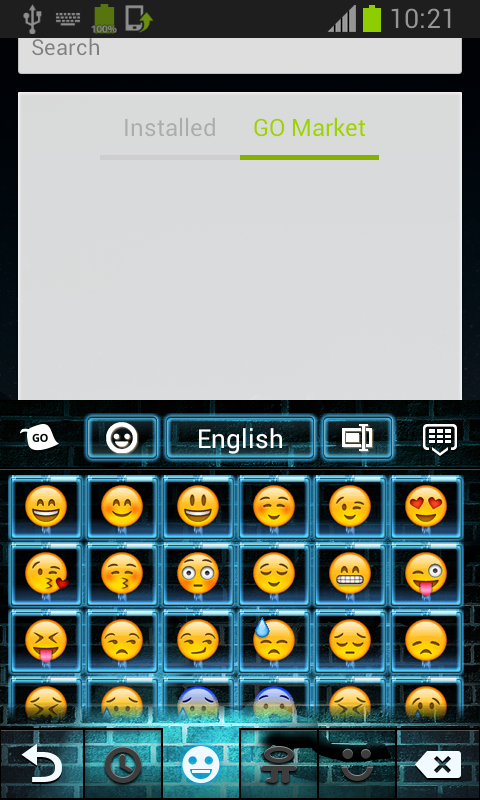 Blue Neon Flame Keyboard:Amazon.co.uk:Appstore for Android