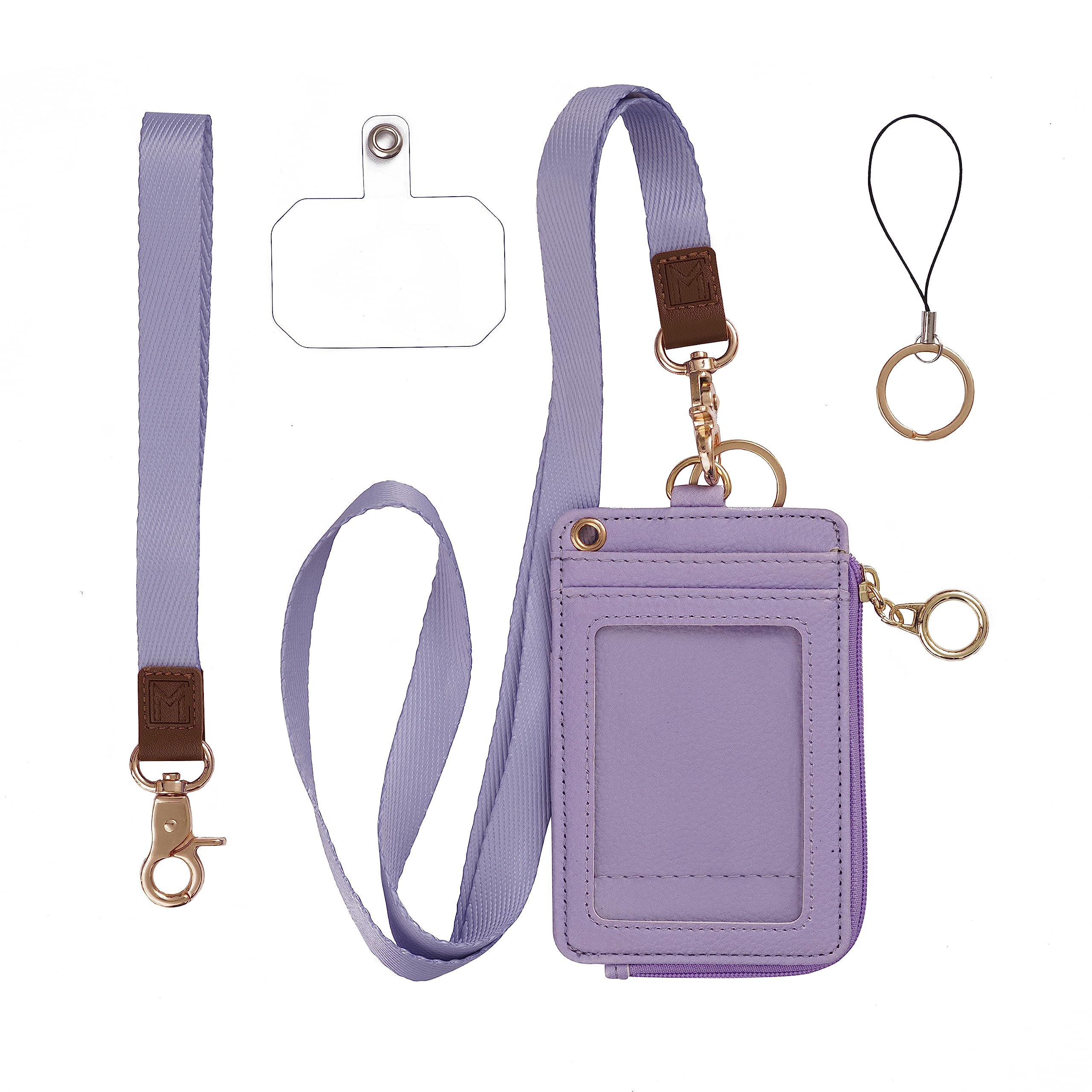 Amazon.com : MONDO DESIGNS 2-in-1 ID Badge Holder & Lanyard Wallet ...