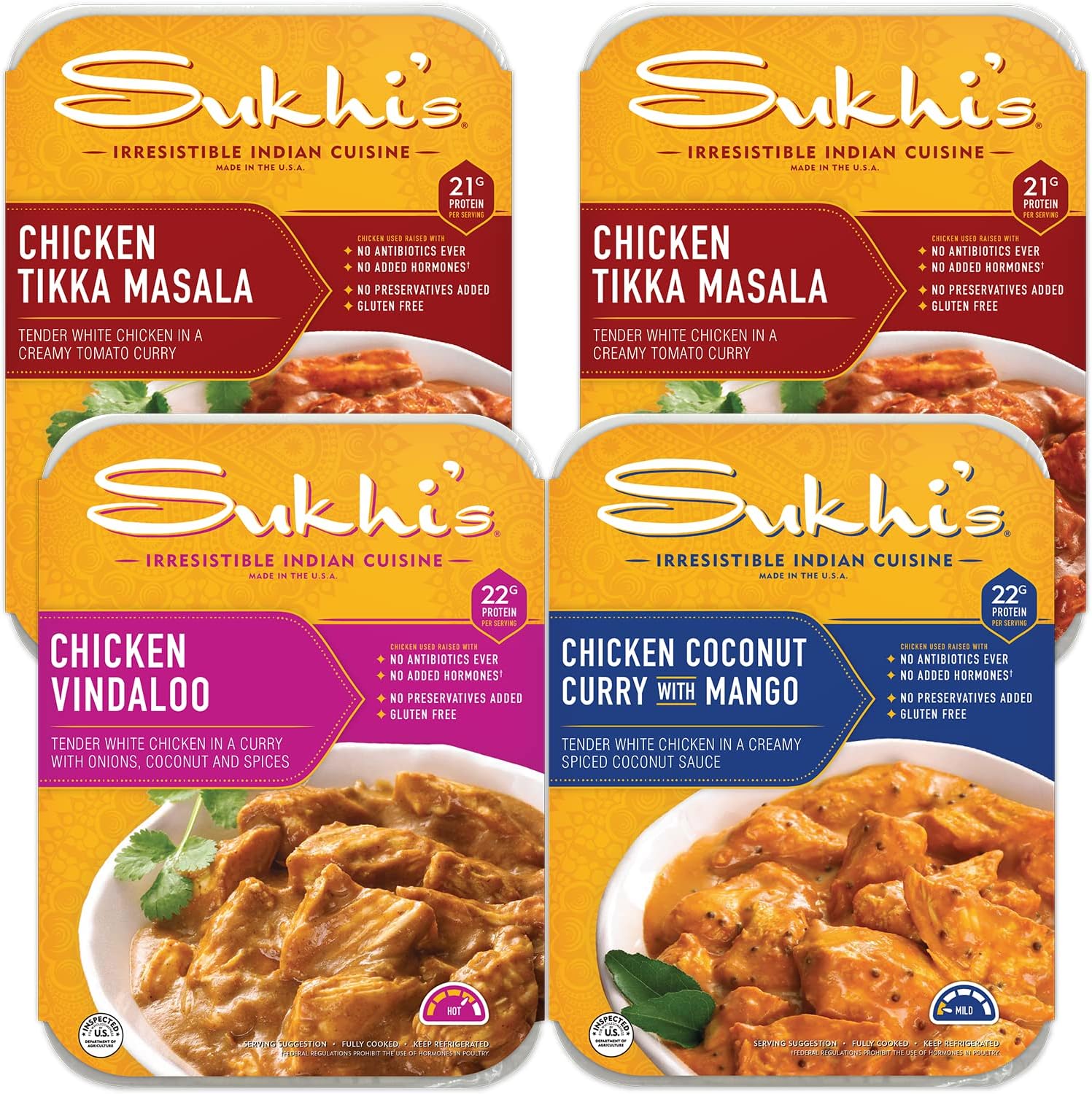 Amazon.com: Sukhi's Indian Food Refrigerated Entrees | Ready to Eat ...