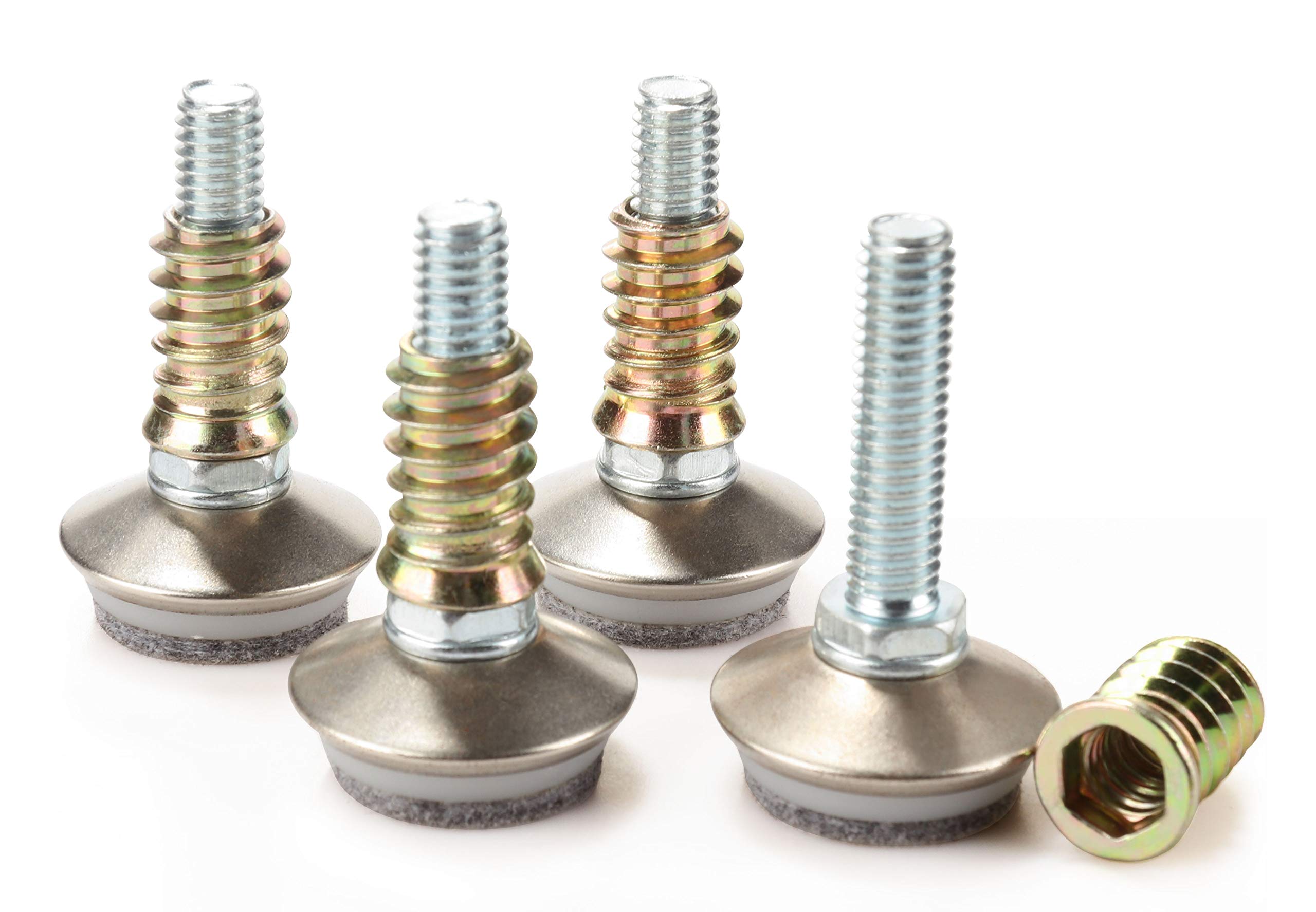 Snapklik.com : HOTTARGET Furniture Levelers - Adjustable Leveling Legs ...