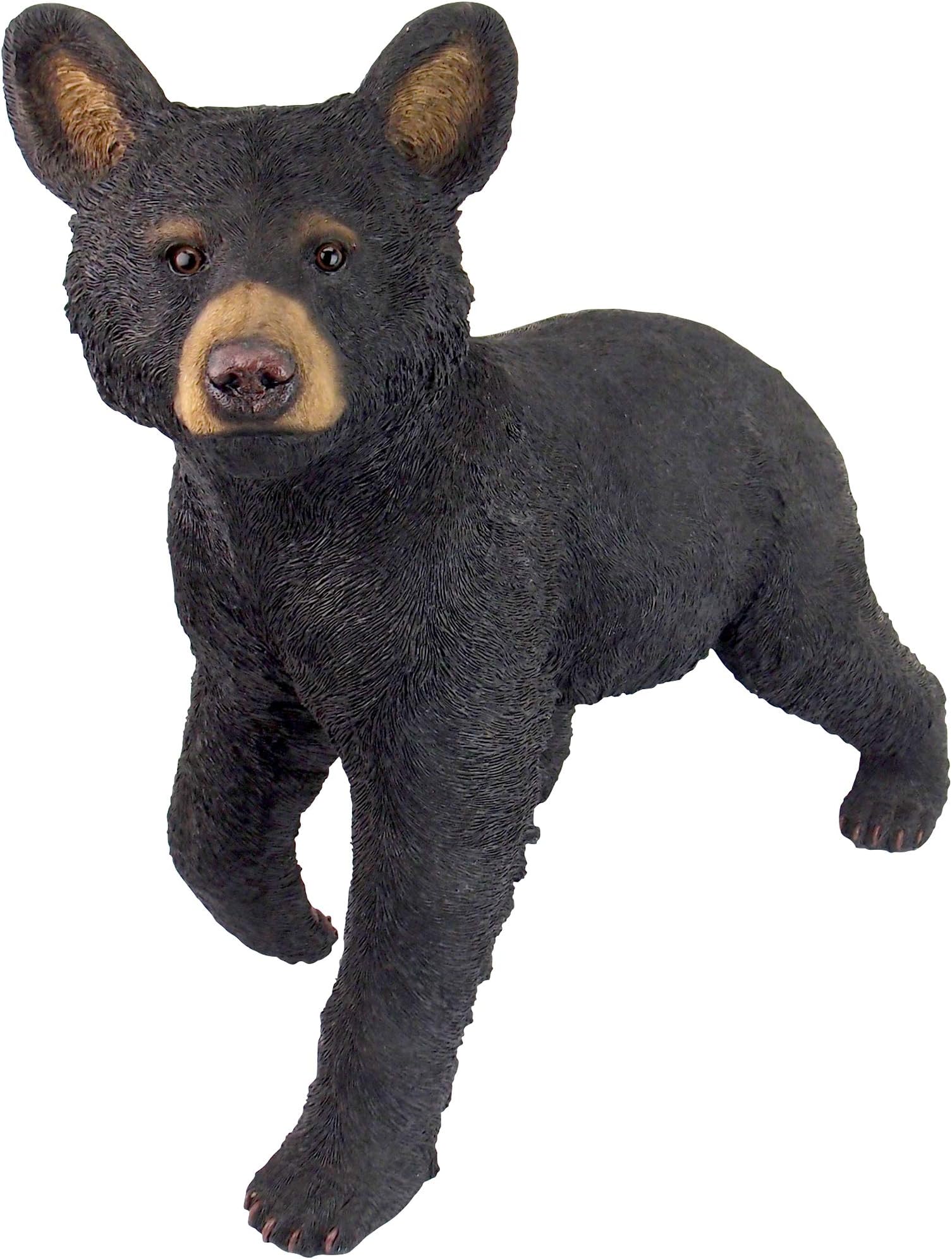 Amazon.com: Cuddling Mother and Baby Bear Garden Statue Black Polyresin ...