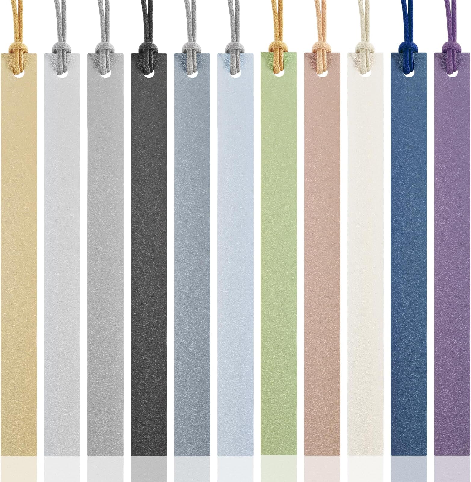 Amazon.com: Panelee 12 Pcs Bookmarks for Women Leather Bookmark Pastel ...