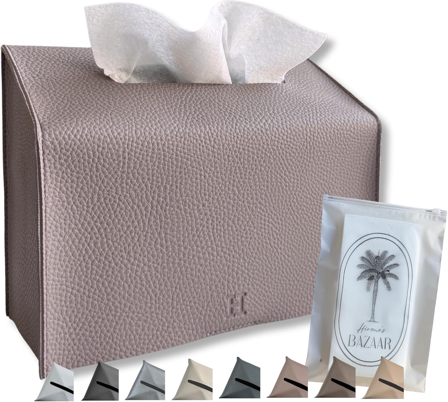 Amazon.com: Hand Towel Box Cover Holder by Hirano's BAZAAR - Vegan ...