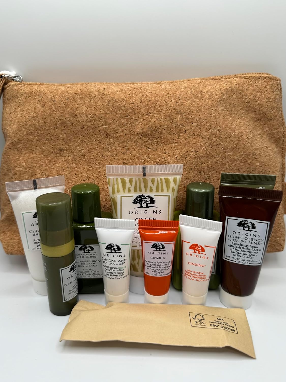 Amazon.com : ORIGINS 14 pieces skincare set travel sample size: Check ...
