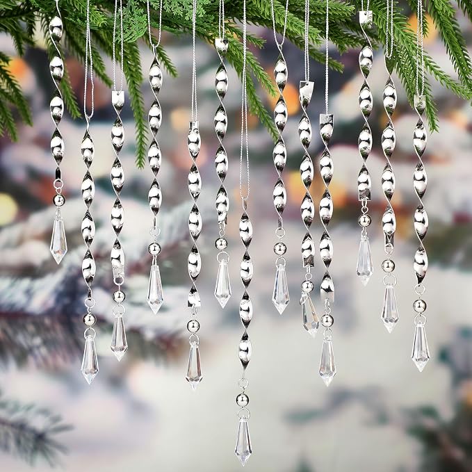 Amazon.com: Halloscume 50 Pcs Victorian Christmas Tree Ornaments ...