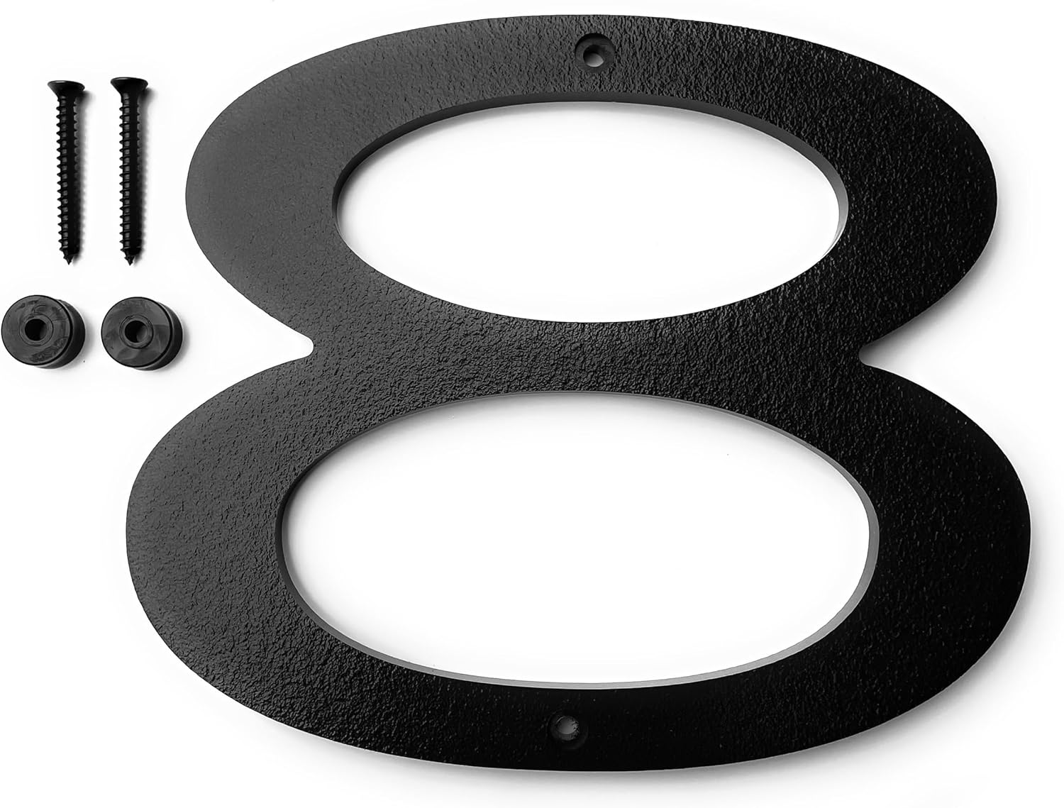 Amazon.com: Mid Century Modern Cursive House Numbers, 5 inch black ...