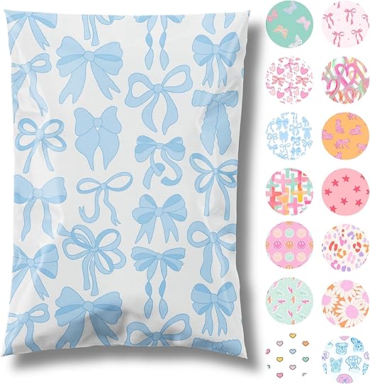 Amazon.com : Pretty Package Store 10x13 Designer Poly Mailer 100 Pack ...