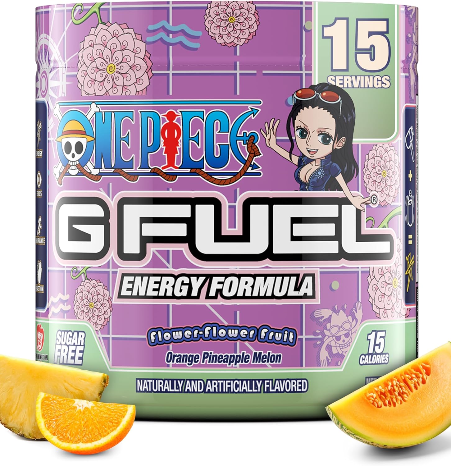 Amazon.com : G Fuel ONE Piece Flower-Flower Energy Drink Powder, Pre ...