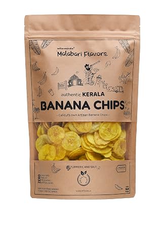 Malabari Flavors Kerala Banana Chips - made in Coconut oil - Classic ...