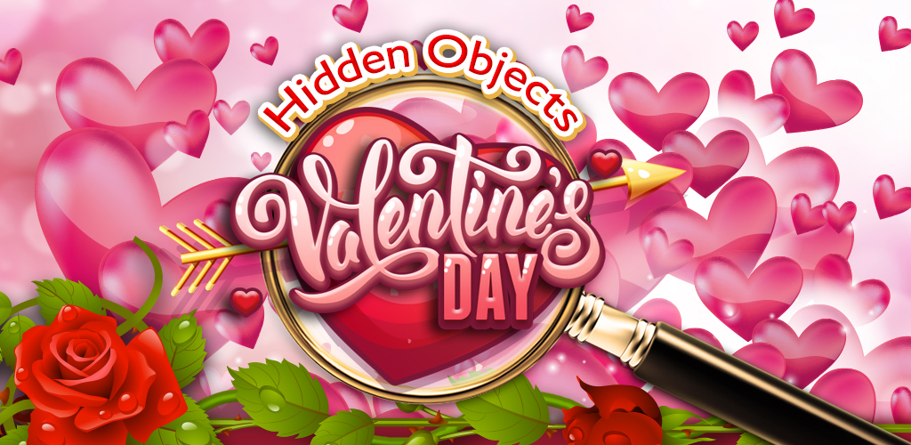 Hidden Objects Valentines Day - Heart Gardens Seek and Find Object ...