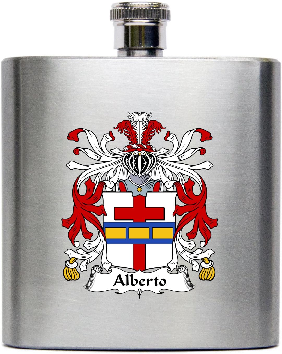 Amazon.com | Alberto Family Crest Italian Coat of Arms Click America 6 ...