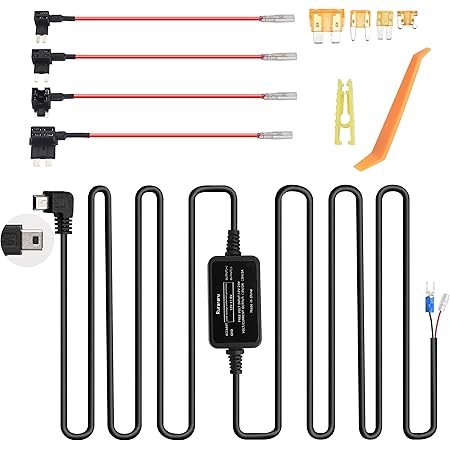 Dash Cam Hardwire Kit Mini USB Charger Power Cord Compatible with ...