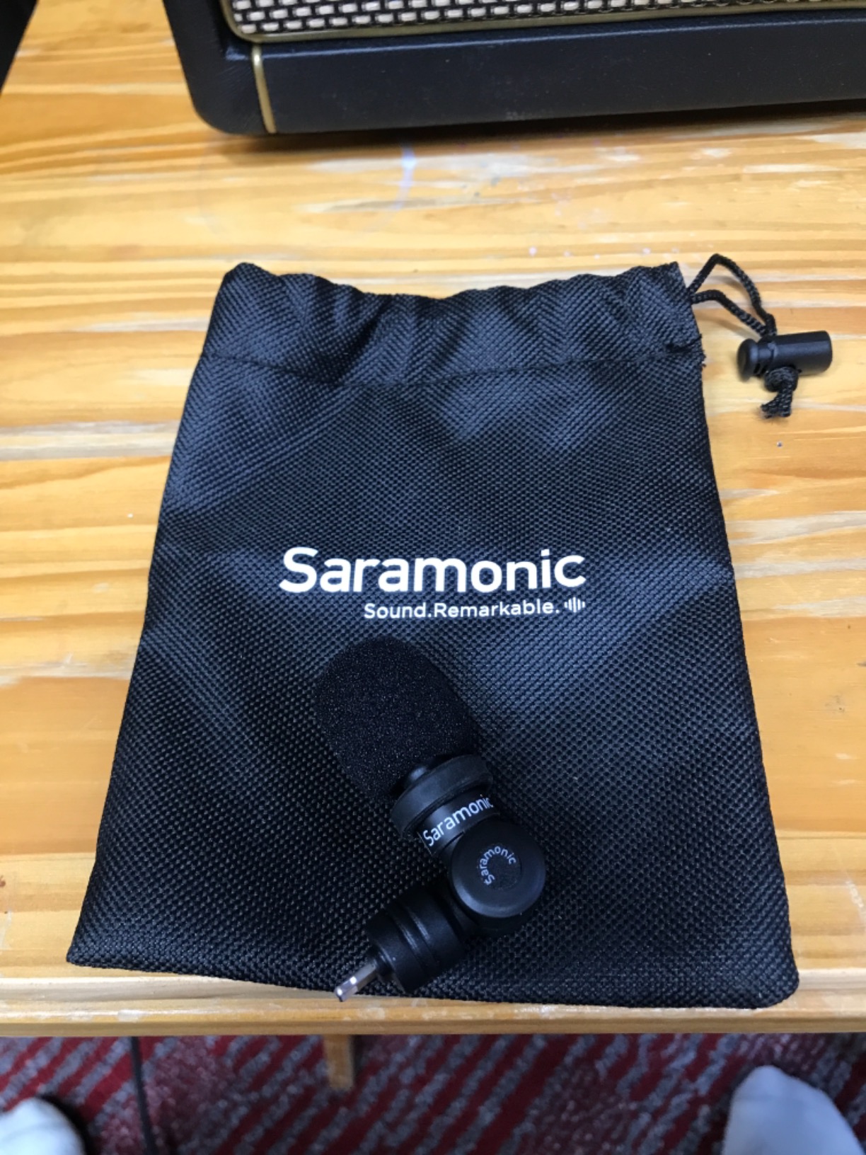 Saramonic Professional Mini Microphone for iPhone iPad, Omnidirectional ...
