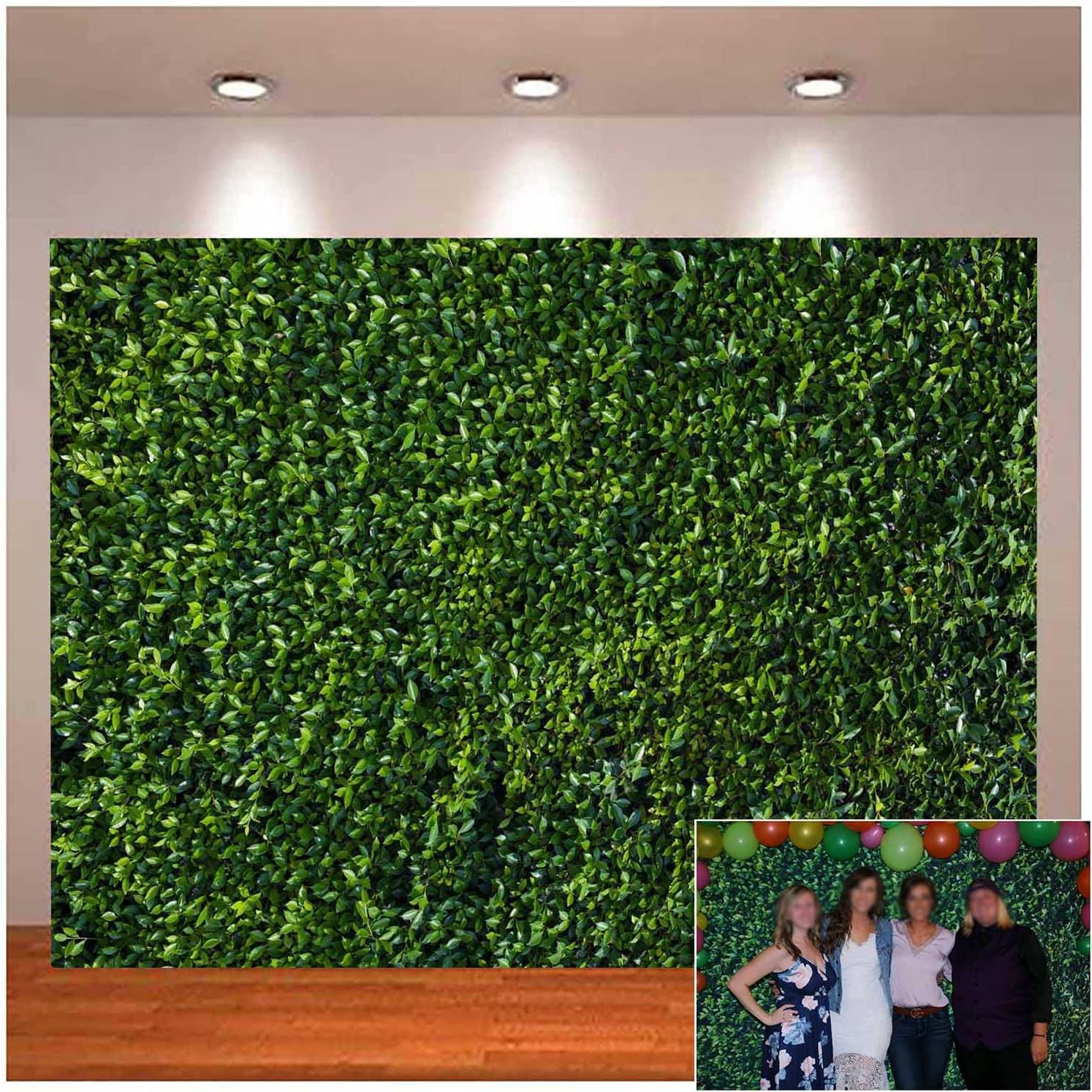 Amazon.com : Green Leaves Photography Backdrops Spring Nature Outdoorsy ...