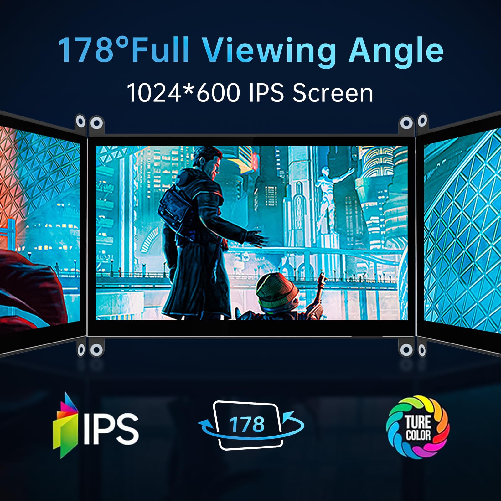 Snapklik.com : HMTECH 7 Inch Raspberry Pi Screen Touchscreen Monitor ...