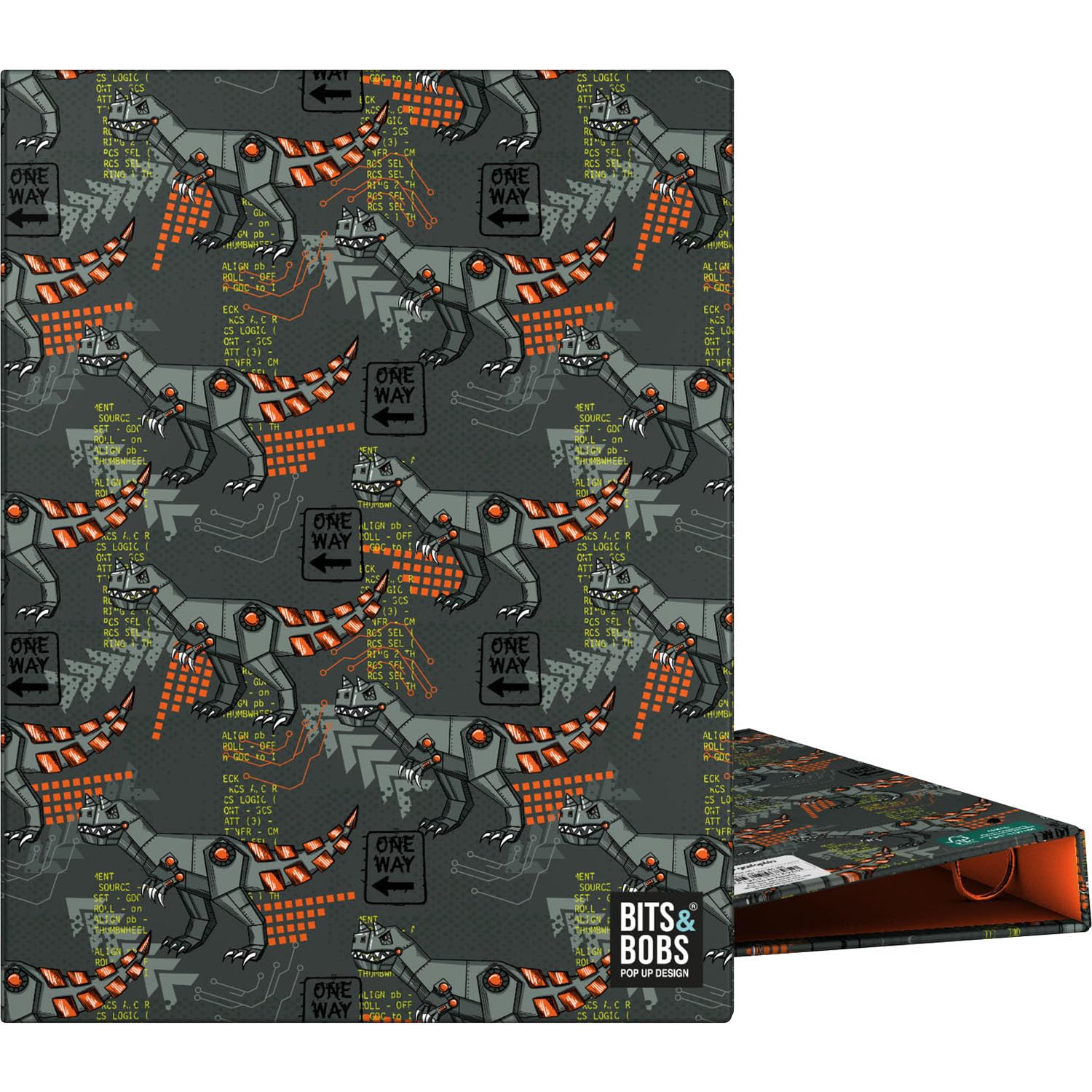 Grafopls | Ring Binder A5 | 4 Round Rings 20 mm | Laminated Gloss ...