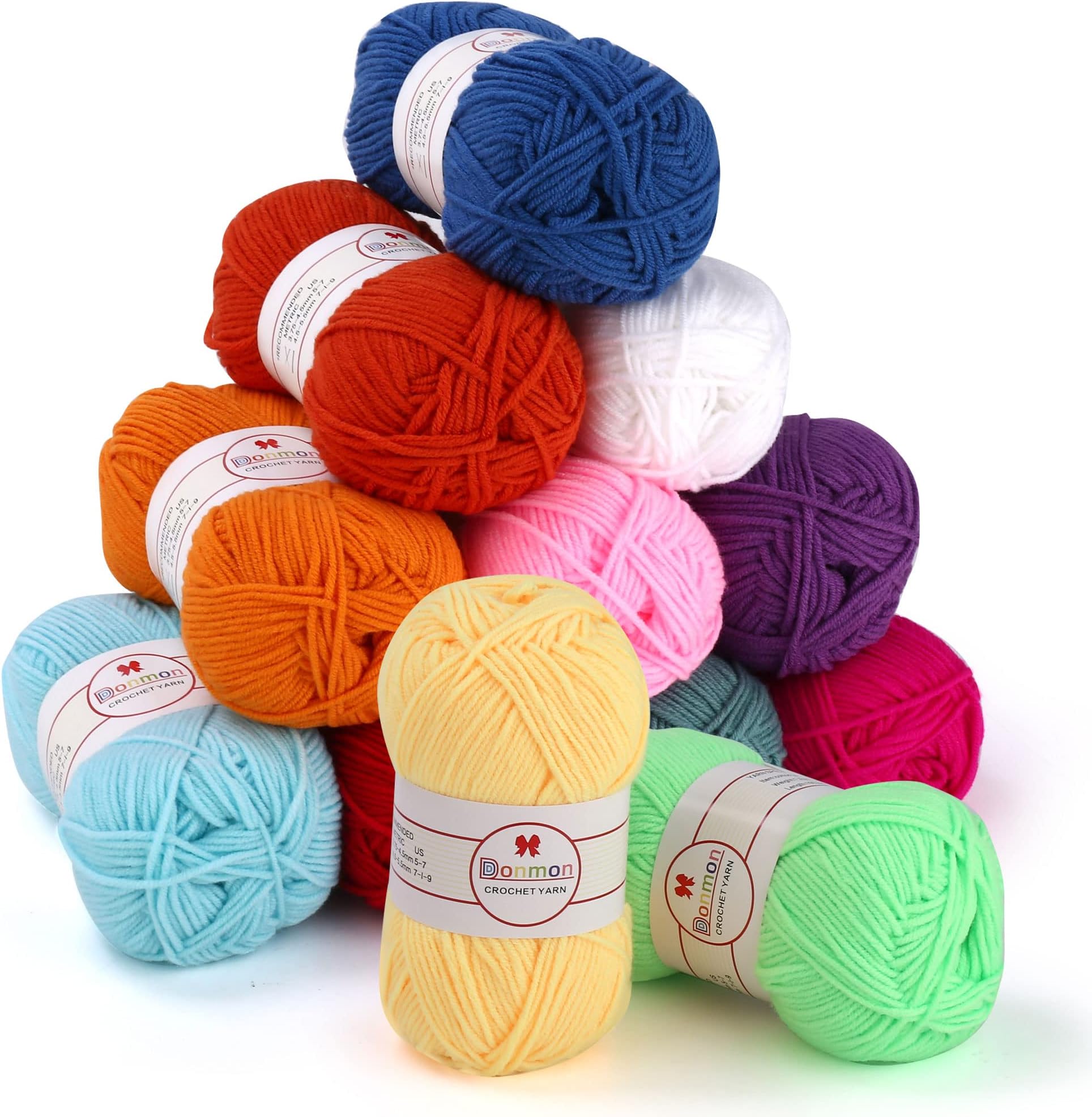 Amazon.com: Red Heart Super Saver Super Yarn Craft Kit for Crochet ...
