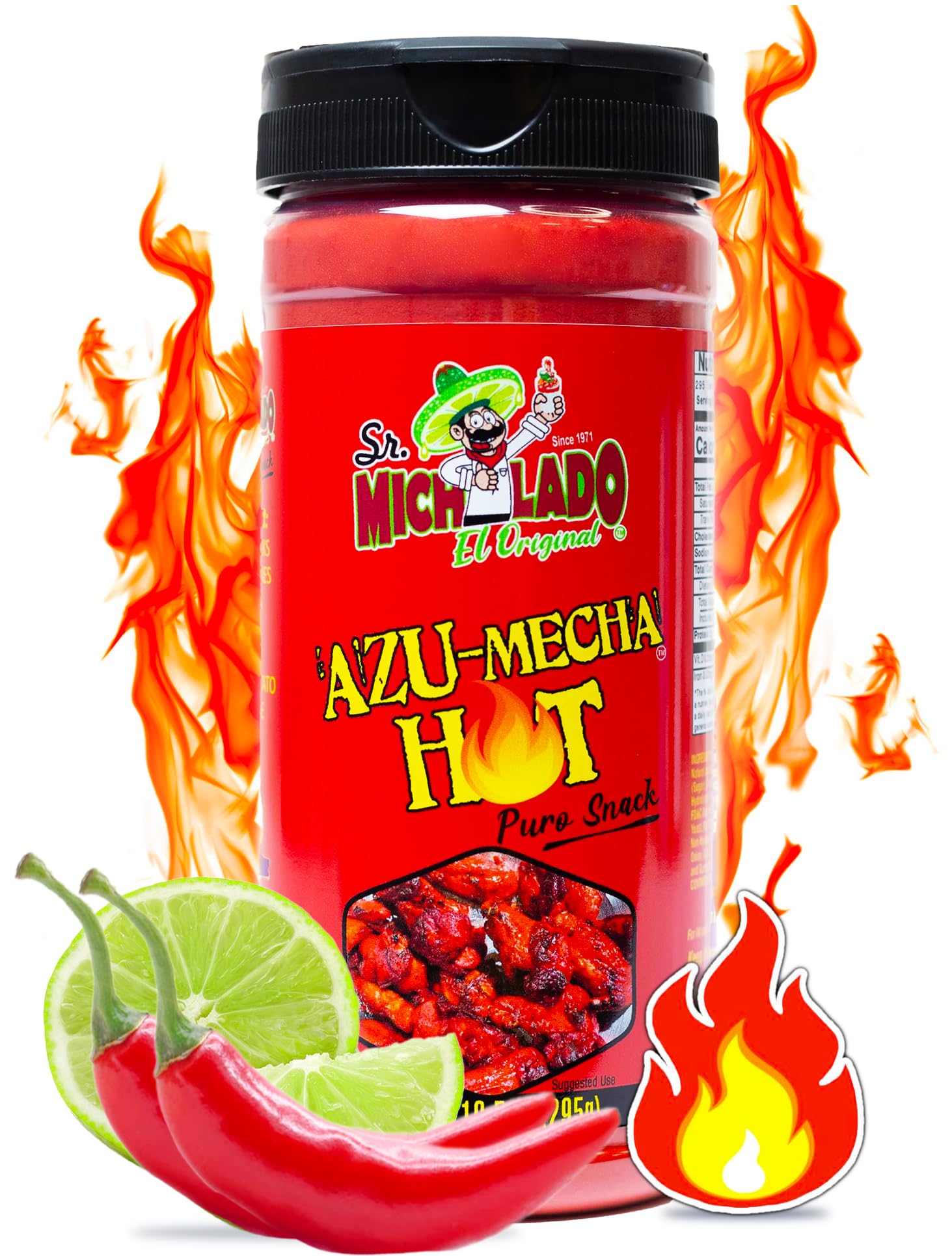 Amazon.com : Popcorn Seasoning, Hot Powder Dust, Sr. Michelado 285g ...