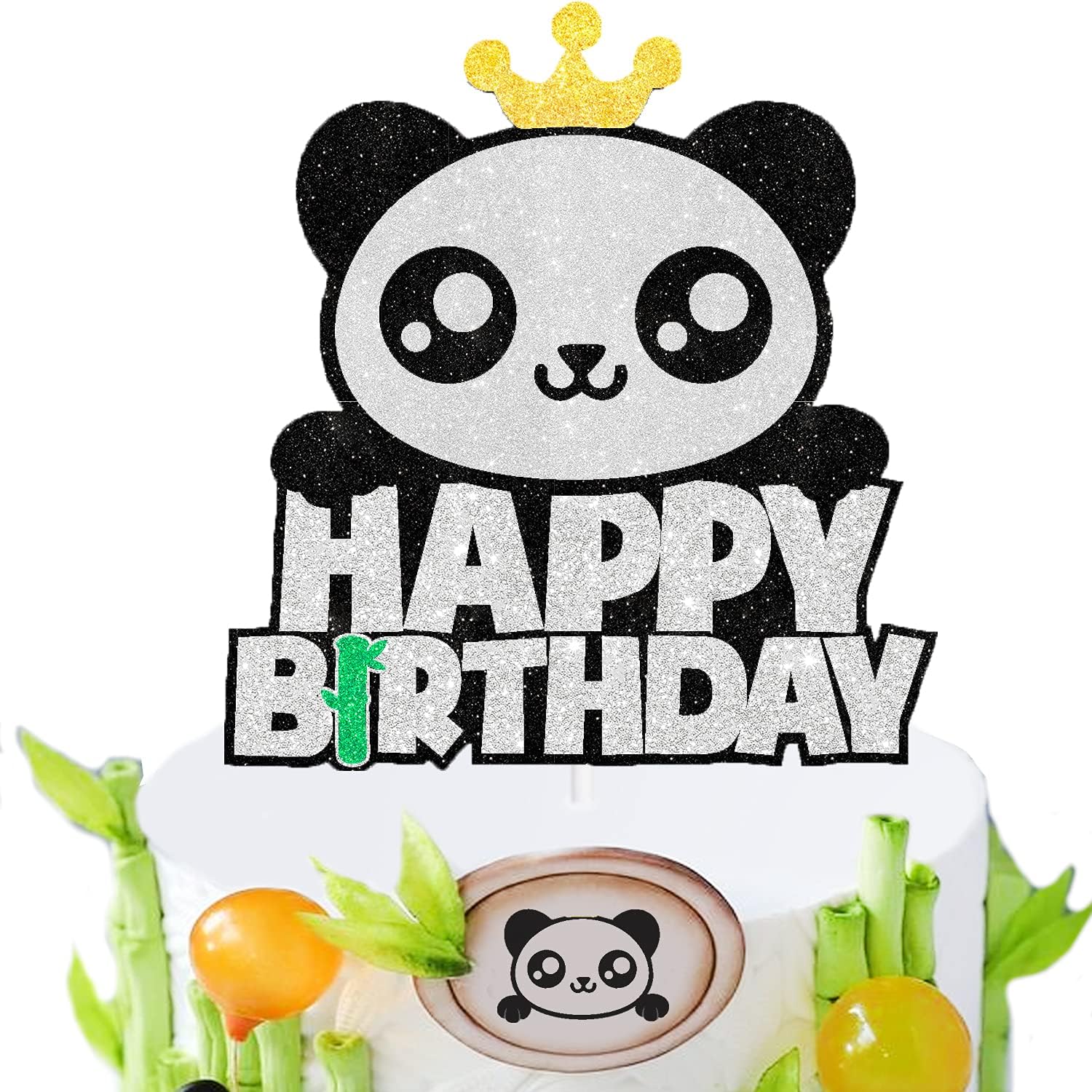 cute little Panda happy Birthday Cake Topper zoo Philippines | Ubuy