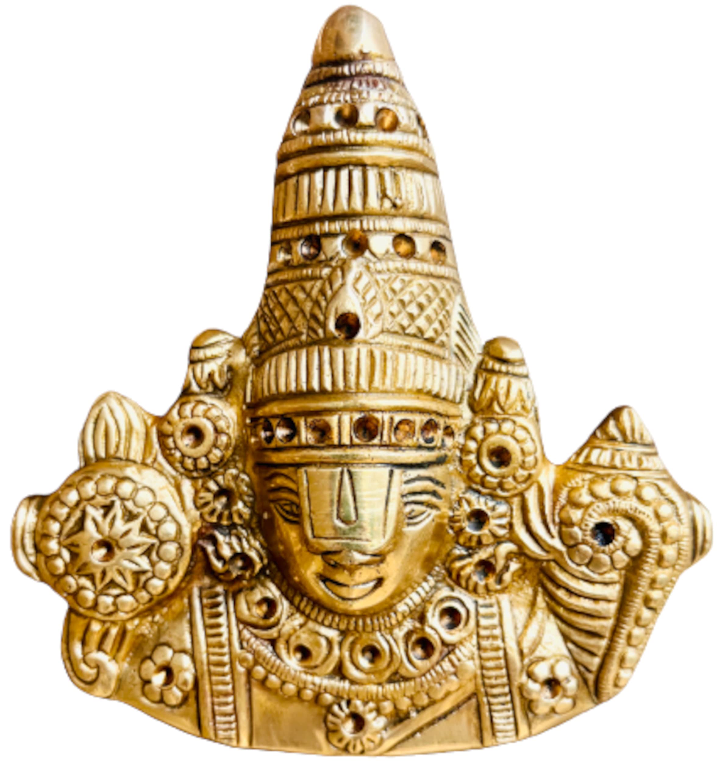 Amazon.com: QT S Brass Balaji Venkateswara Antique 7" Balaji is ...
