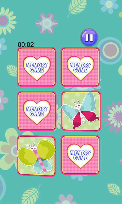 Butterfly Memory Game - App on Amazon Appstore