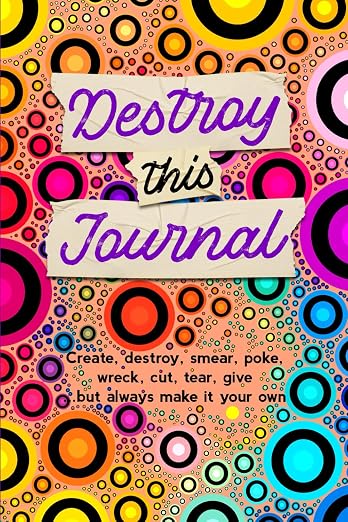 Amazon.com: Destroy This Journal: Creative and quirky prompts make this ...