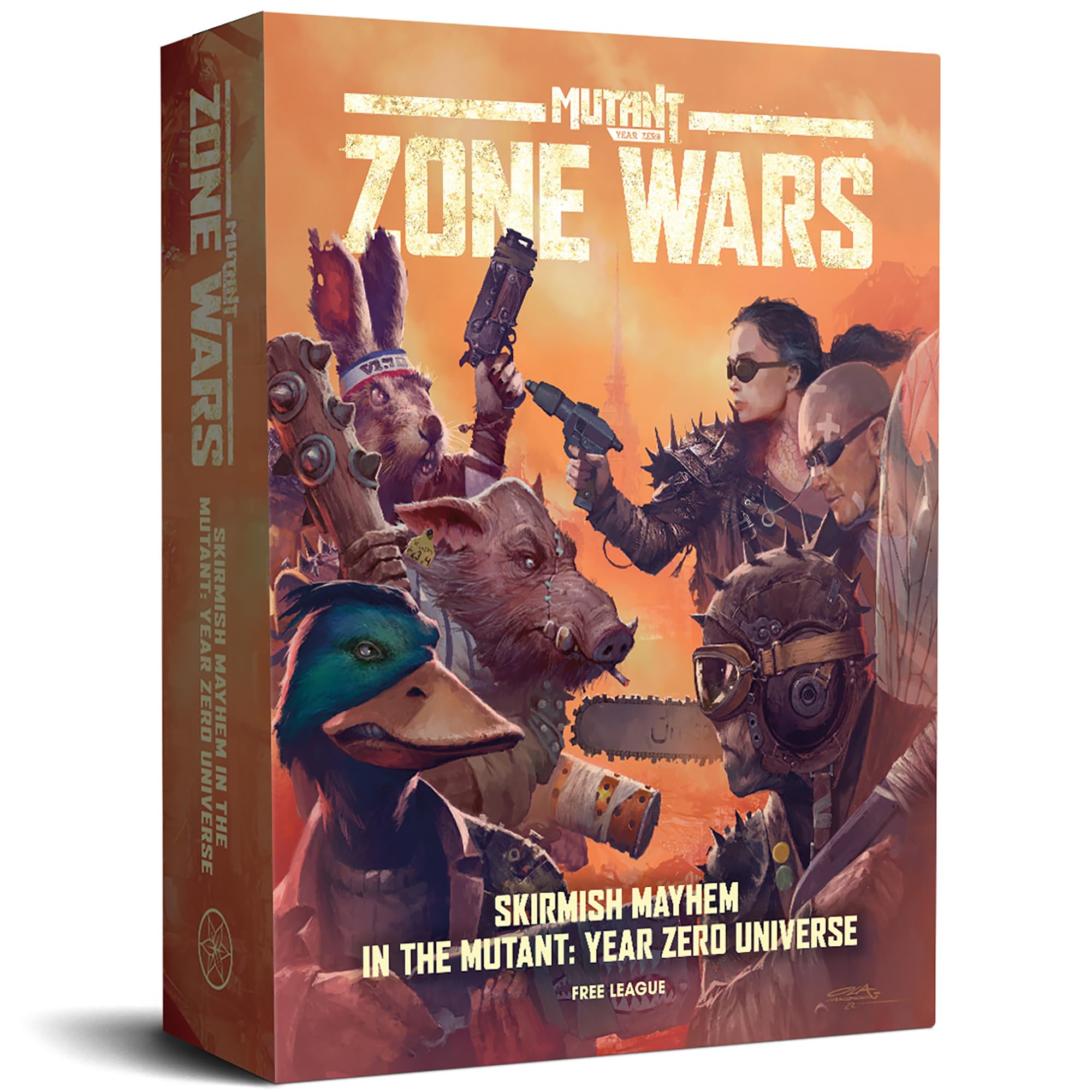 Amazon.com: Free League: Mutant Year Zero: Zone Wars - Core Set -Boxed Miniatures Wargame ...